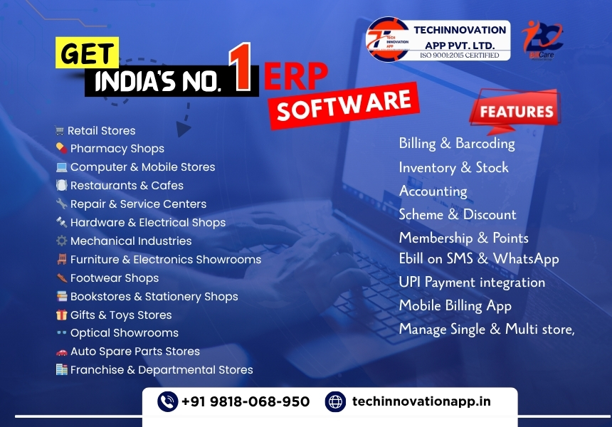 Login School ERP || School Management Software || TechInnovation App ...